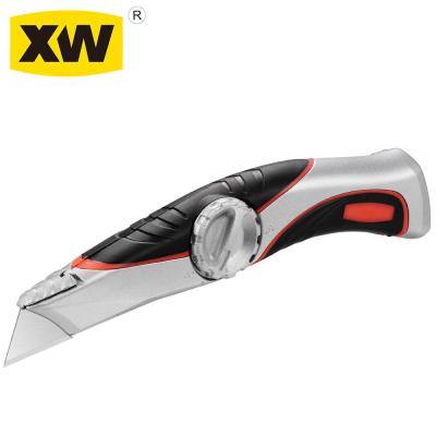 China Zinc Alloy+TPR Utility Knives With Extra Long HandleExtra Long Handle 210*51*30mm SX2016 ‌ for sale