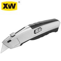 China Hardened Zinc Self Loading Utility Knife Soft Touch  TPR Grip SX2020 for sale