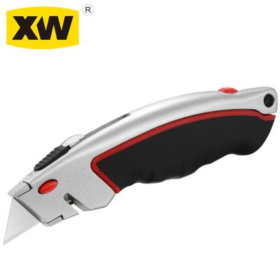 China Push Button Blade Change Mechanism Outdoor Utility Knife 6.5 X 1 X 0.5 Inches SX6000 for sale