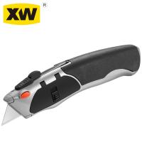 China Self Reloaded Plastic Handle Retractable Safety Knife For Smooth And Precise Cutting SX5900 for sale