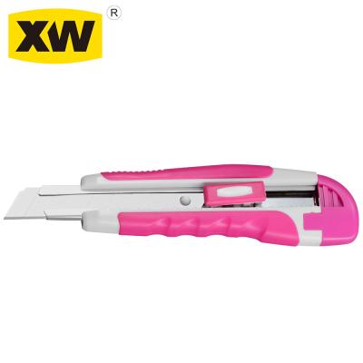 China 9mm/18mm Blade Width Snap Off Utility Knives For Industrial And Construction SX82N for sale