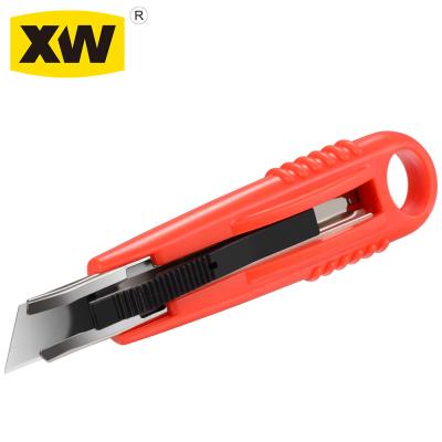 China Plastic Retractable Safety Knives Cheap 145.5*36.5*24.5mm SX12-1 Utility Knife Set for sale
