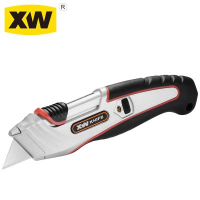 China SX2010 Multi Position Retractable Znic Safety Cutter 155*41.5*20mm Snap Off Knife for sale