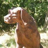 China Cast iron animal sculpture dog crafts AA-017 for sale