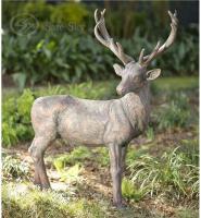China Simulated cast-iron deer for garden ornament AA-021 for sale