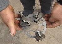 China Scaffolding Round Ring/ Ringlock Q235/Q345/ZG45 surface Silver construction accessories for sale