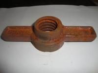 China Great quailty  Nodular/ ductile iorn jack nut nut of building fitting Galvanized of Surface for sale