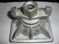 China Cheap price forged anchor steel or ductile iron nut plate of scaffolding parts building fittings for sale