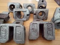 China Q235  Casting steel legder end of White,yellow or customizable building fittings for sale