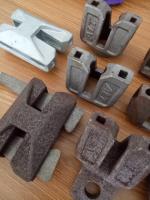 China Q235  Casting steel legder end of White,yellow or customizable building fittings for sale