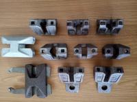 China Q235  Casting steel legder end of White,yellow or customizable building fittings for sale