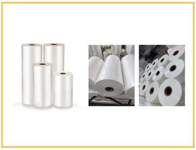 China Transparent BOPP Thermal Lamination Film Focus On Clarity And Adhesion 18mic for sale