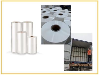 China Transparent BOPP Thermal Film 20mic 200mm Width 1 Inch Paper Core for sale