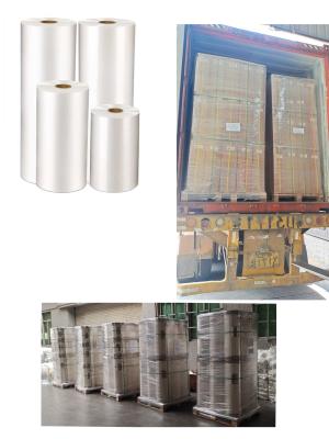 China 18 mic Pro Coating Transparent Gloss Lamination Film For Show Bags / Paper Media for sale