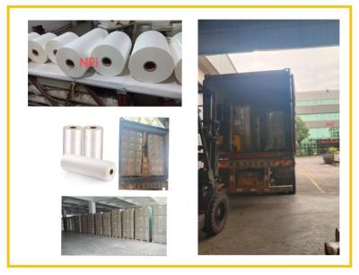China Transparent 25mic Matte Lamination Film Rolls Heat Laminating Film For Mobile Box for sale