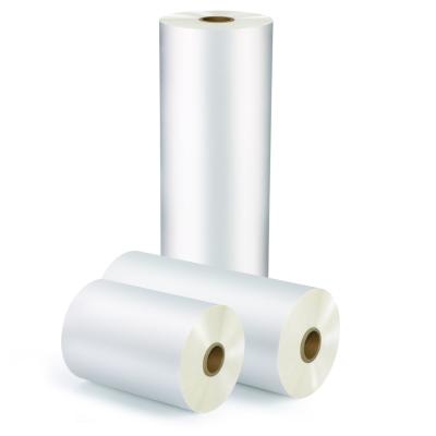 China Transparent White BOPP Thermal Lamination Film With Eva Coating For Paper / Plastic for sale