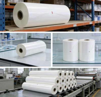 China Moisture Proof PET Thermal Lamination Film with Up To 130°C Temperature Resistance and Customizable Per Roll Length for sale