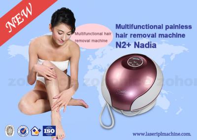 China Pink IPL Hair Removal Machines Wind Cooling Intense Pulsed Light for sale