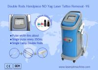 China Double Rods Handpiece Q swtich Nd Yag 532nm Professional Laser Tattoo Removal Machine for sale