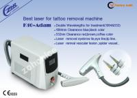 China 1064nm & 532nm Yag Laser Tattoo Removal Equipment for sale