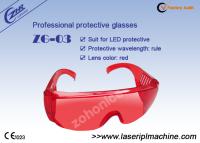 China Red 400nm Laser Safety Goggles For Led Cool Light Teeth Whitening Machine for sale
