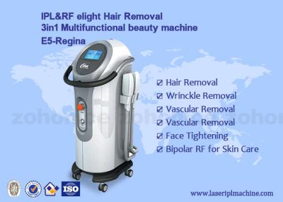 China IPL+ RF elight  hair removal and skin rejuvenation beauty machine With Two Handles for sale