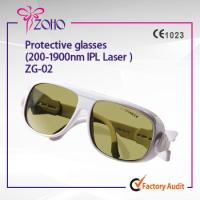 China Professional Custom Yellow Yag Laser Safety Glasses 190nm IPL elight laser protective for sale
