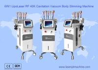 China Rf 40k Cavitation Body Slimming Machine Ultrasonic Lipo Laser Pads for sale