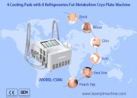 China Ems Fat Reduce Cryo Plate Machine With 4 Cooling Pads for sale