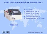 China Portable Effective Painless 808 Diode Laser Hair Removal For Beauty Salon for sale