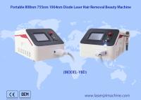 China 808nm Touch Diode Laser Hair Removal Machine Portable Permanent 1600w for sale
