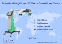 China 10d Emerald Laser Machine Therapy Non Invasive Fat Loss 635nm 532nm Slimming for sale