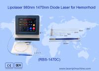 China Hospital Vascular Removal Diode Laser 980 1470 Nm Hemorrhoid Machine for sale