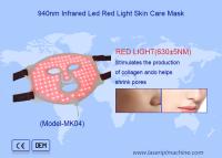 China Home Red LED Light Beauty Face Mask Boost Metabolism with Infrared Light for sale