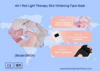 China 630nm/880nm/590nm/470nm Led Face Mask Light Therapy for Red/Yellow/Blue/Infrared Light Mode for sale