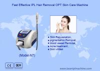 China Skin Rejuvenation IPL Hair Removal Machines With Non Stripping Technology for sale