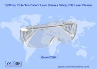 China CO2 Laser Safety Protection Glasses 10600nm With Transmittance for sale