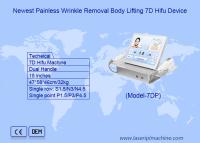 China Foldable Wrinkle Removal Micro Focused Ultrasound HIFU 9D Device for sale