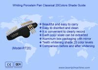 China Handheld 3D Teeth Whitening Shade Guide 20 Colors Dental Bleaching for sale