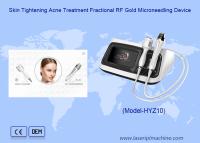 China Skin Tightening Acne Treatment Fractional RF Gold Microneedling Device for sale