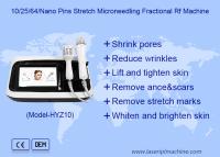 China 2in1 Gold Microneedle RF Lifting Machine Anti Aging Fractional Machine for sale