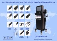 China 14in1 Microdermabrasion Aqua Peeling Hydra Water Face Cleansing Machine for sale
