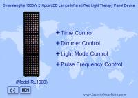 China 5wavelengths 1000W 210pcs LED Lamps Infrared Red Light Therapy Panel Device for sale