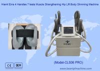 China 4 Handles Muscle Building HIEMT Electromagnetic Muscle Stimulator Body Sculpting Machine for sale
