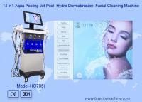 China 14 In 1 Ultrasonic Scrubber RF Bio Facial Cleaning Hydrodermabrasion Machine for sale