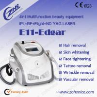 China Portable 3 in 1 E Light IPL RF Yag Hair Removal Tattoo Removal Machine for sale