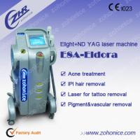 China Yag Vertical IPL RF Machine E-light For Tattoo Removal / Hair Removal for sale