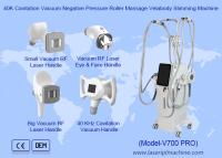 China 40K Cavitation Vacuum Negative Pressure Roller Massage Velabody Slimming Machine for sale