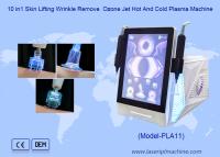 China 10 In1 Skin Lifting Wrinkle Remove Ozone Jet Hot Cold Plasma Machine for sale