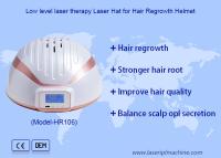 China LLLT Laser Thicker Hair Growth 650nm Red Light Therapy Hair Regrowth Helmet for sale